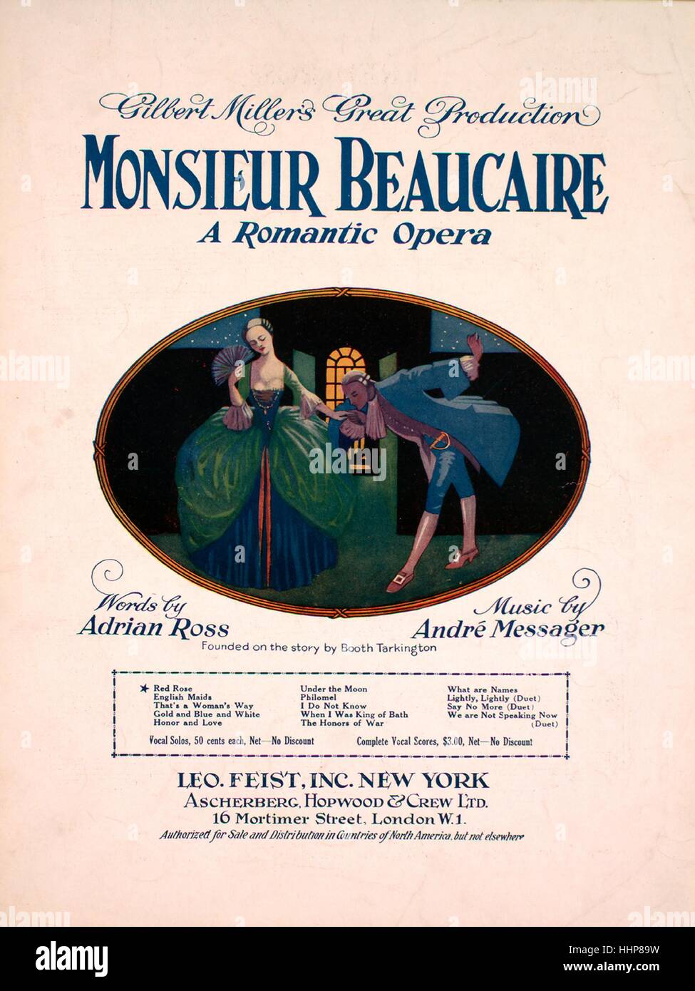 Sheet music cover image of the song 'Red Rose', with original ...