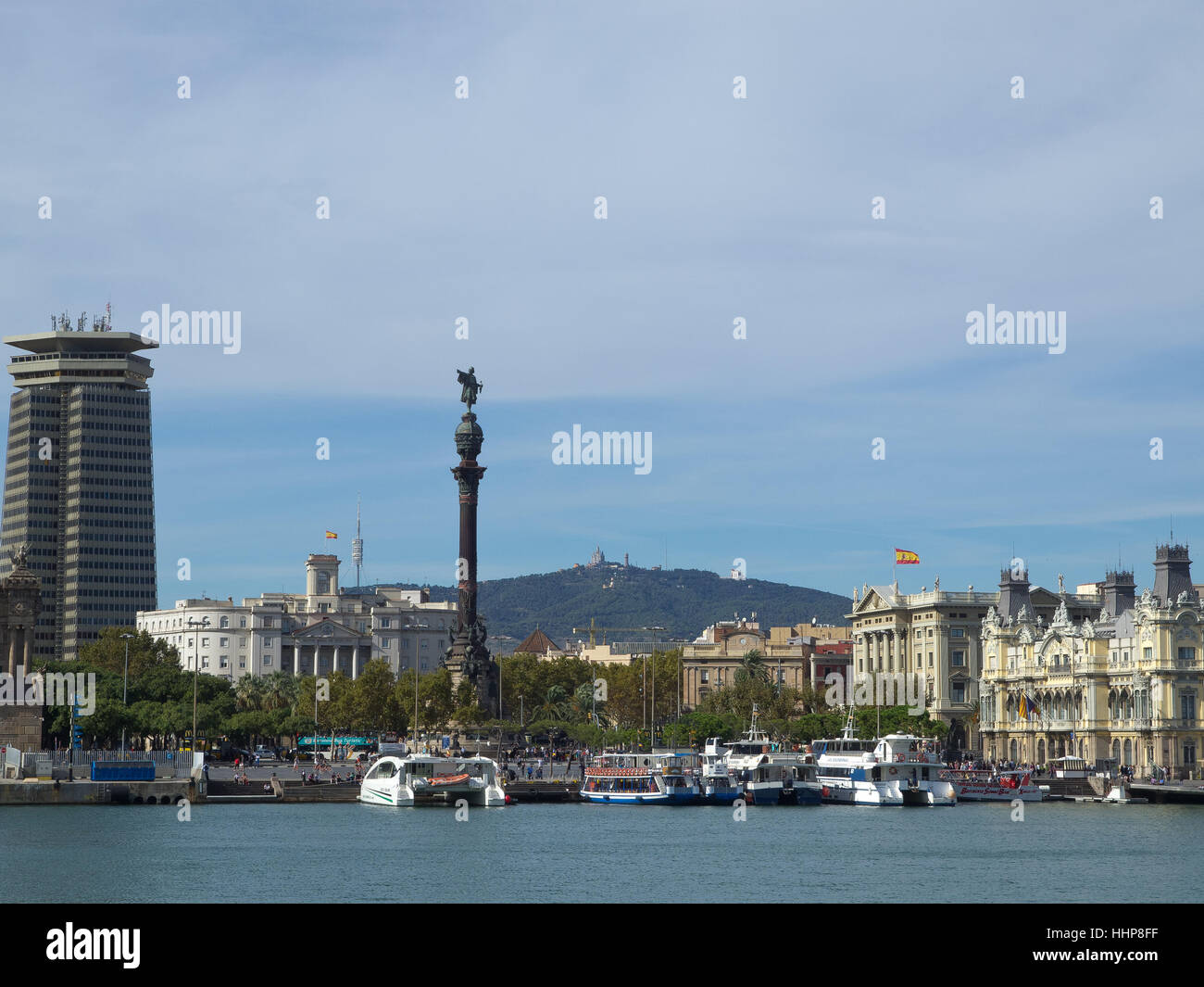spain, harbor, harbours, salt water, sea, ocean, water, barcelona ...