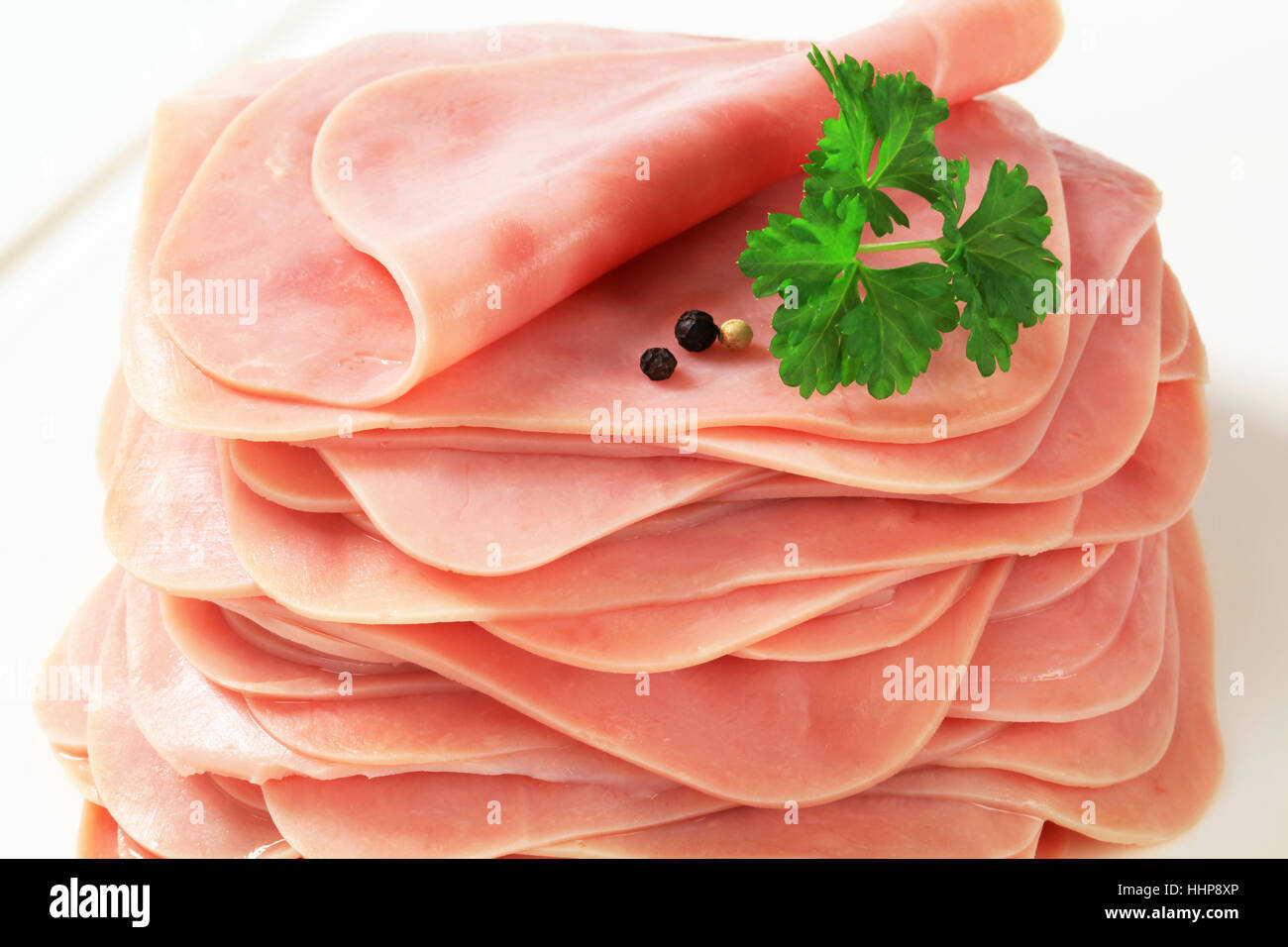 food, aliment, detail, turkey, stack, chicken, parsley, ham, smoked ...