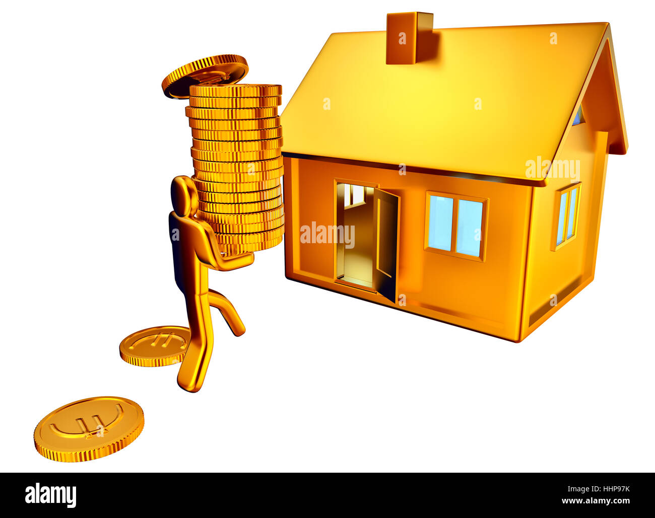 house, building, currency, coin, finance, estate, investment, home ...