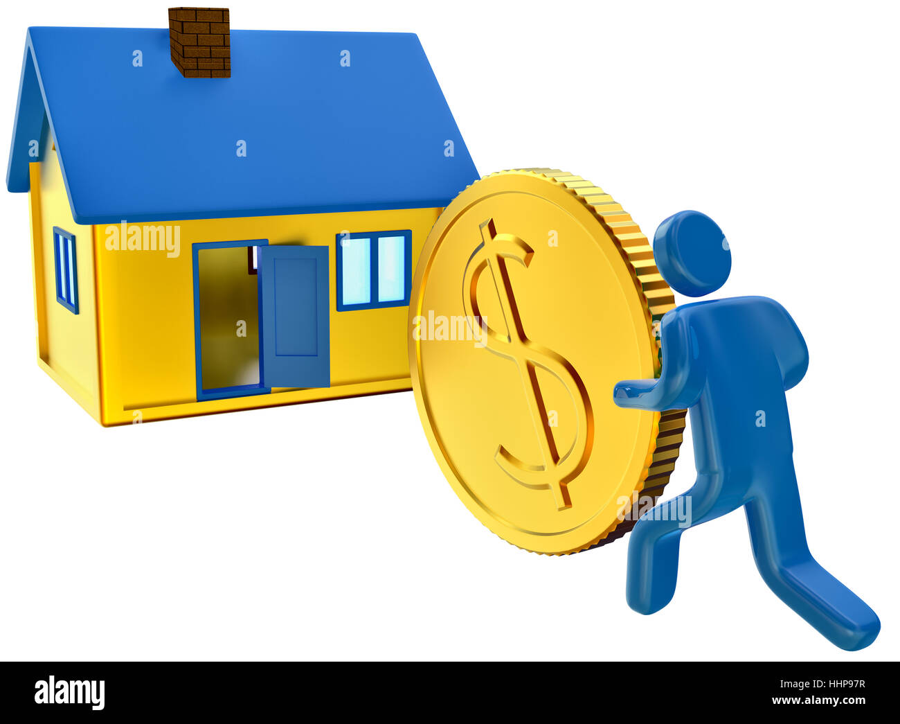 Figure window house exterior Cut Out Stock Images & Pictures - Alamy