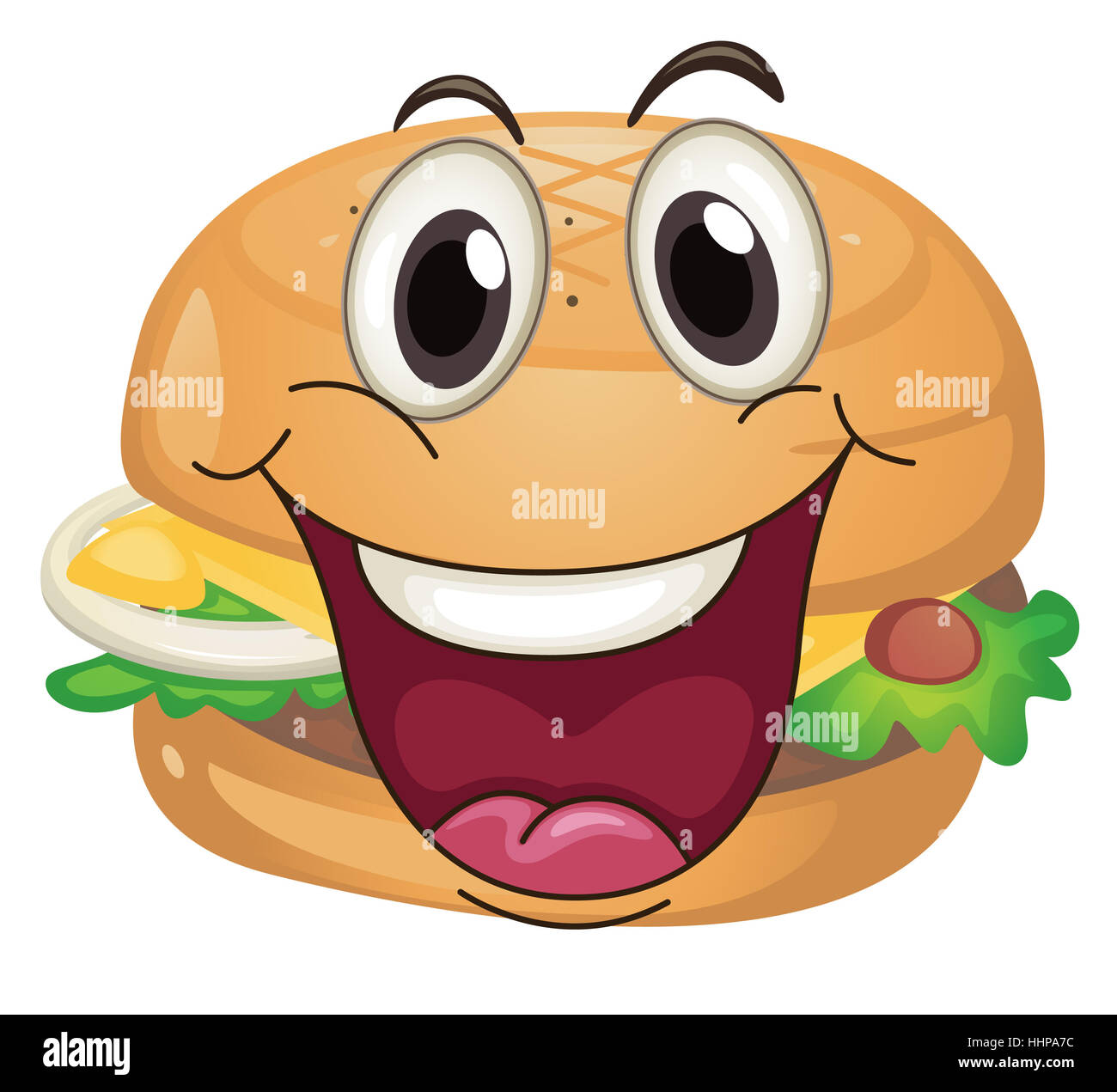 comic, cartoon, illustrations, food, aliment, bread, object, health ...