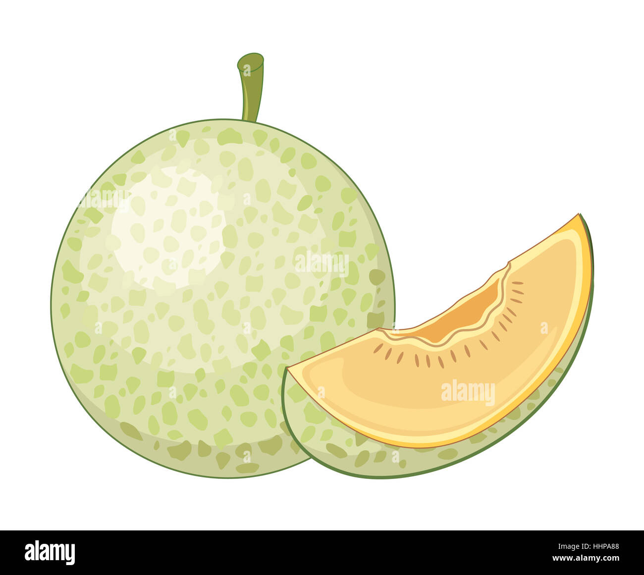 Illustration of friut on a white background Stock Photo - Alamy