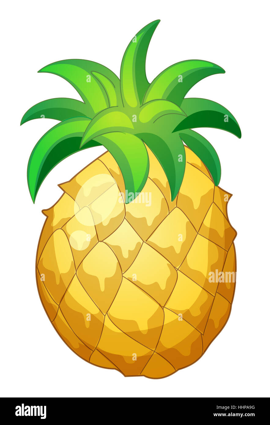 Illustration of friut on a white background Stock Photo - Alamy
