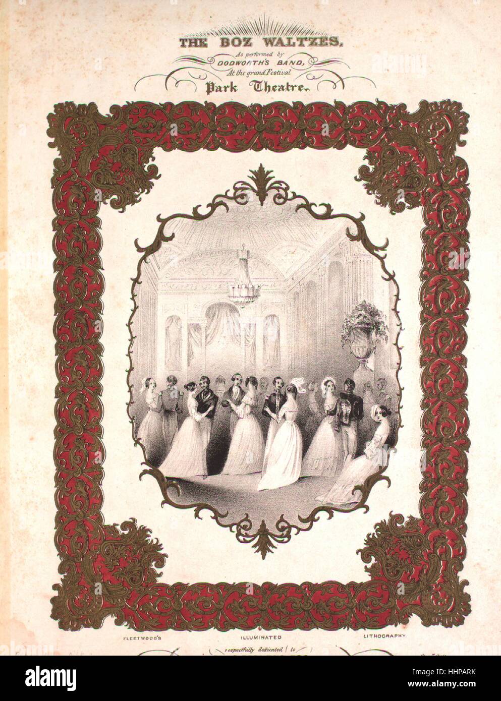 Sheet music cover image of the song 'The Boz Waltzes (1) Master ...