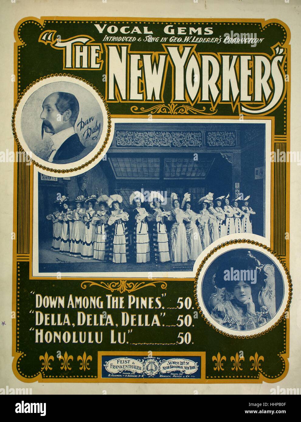 Sheet music cover image of the song 'Della, Della, Della', with ...