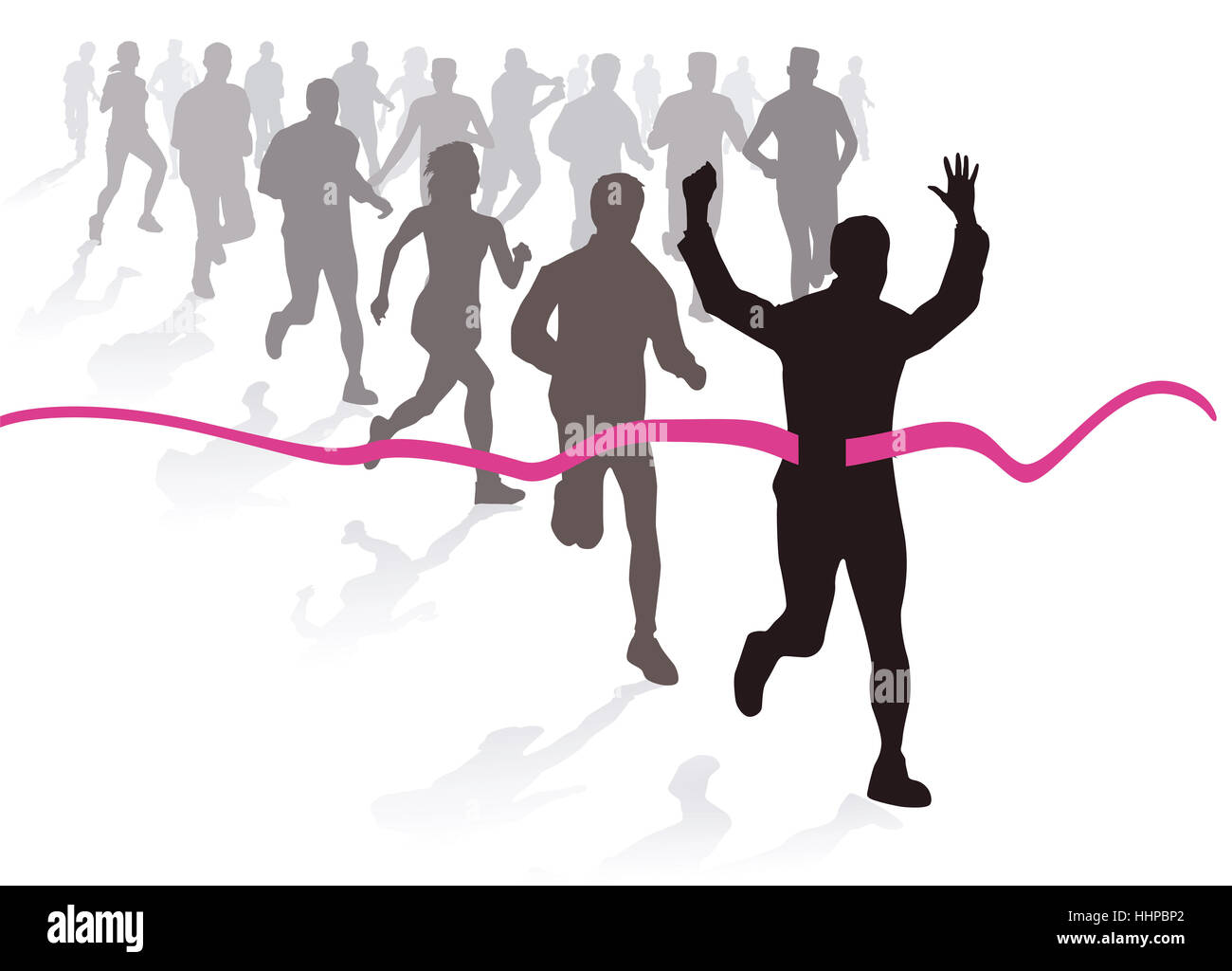 Sportsman running road work hi-res stock photography and images - Alamy