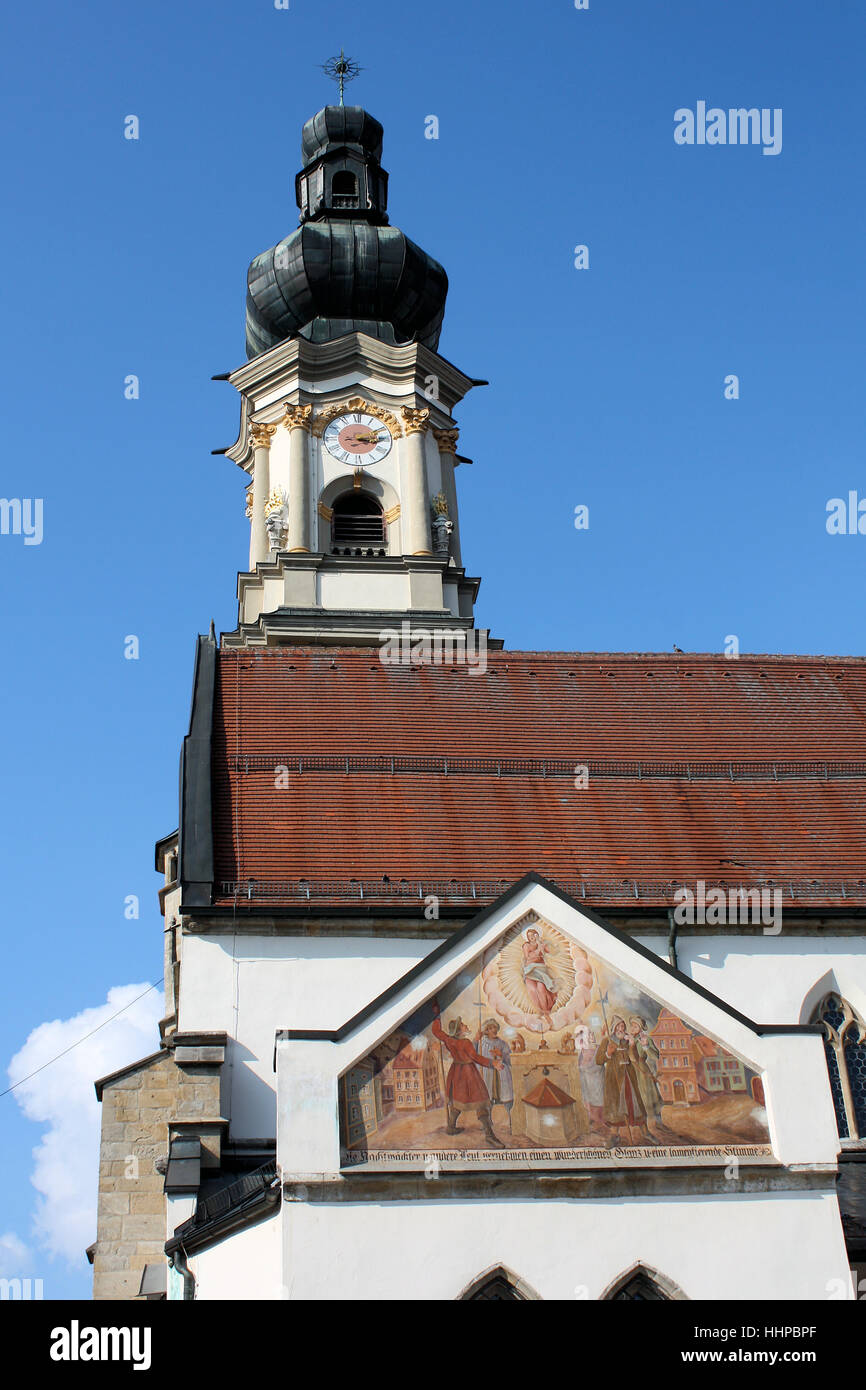 church, baroque, bavaria, belfry, holy, sacred, grave, blue, historical ...