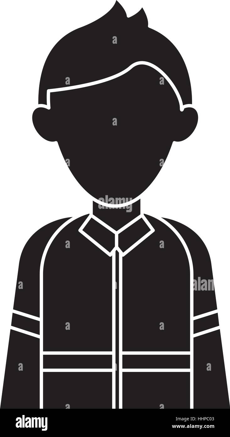 silhouette paramedic character uniform stethoscope kit first aid emergency Stock Vector Image ...