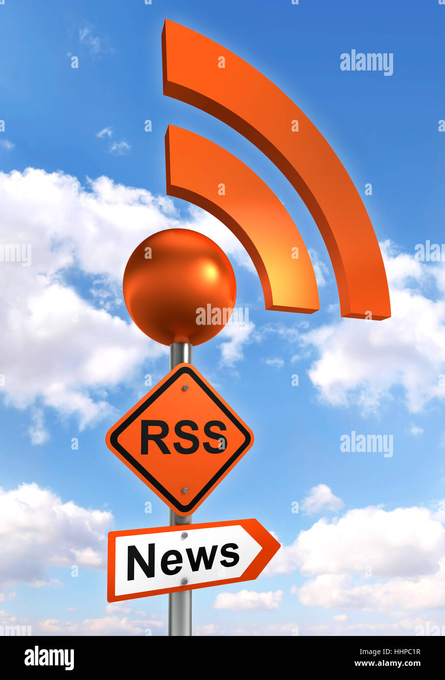 sign, signal, newspaper, journal, blue, model, design, project, concept ...