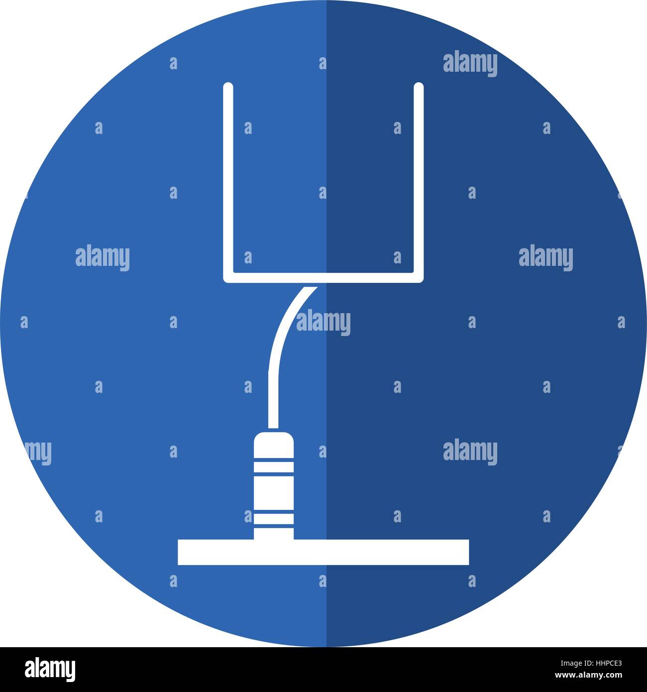 Football goal posts on Stock Vector Images - Alamy