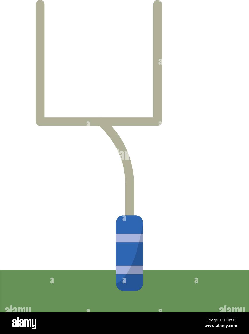 american football goal post Stock Vector Image & Art - Alamy
