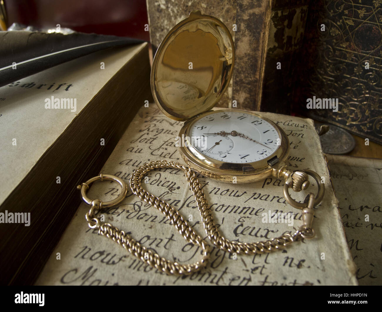 Gold pocket book style hi-res stock photography and images - Alamy