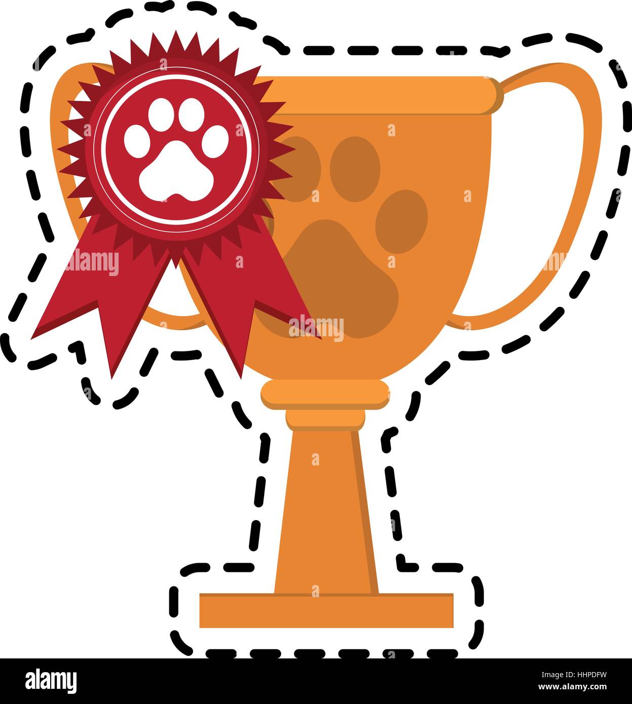 trophy of pet competition Stock Vector Image & Art - Alamy