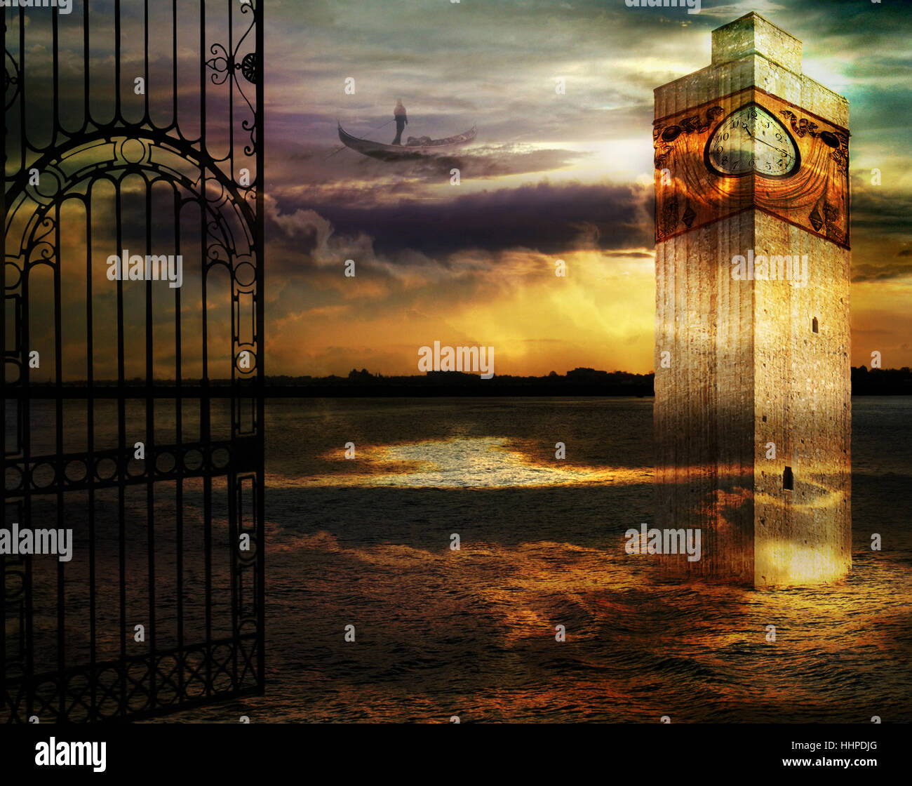tower, colour, sunset, beach, seaside, the beach, seashore, entrance ...