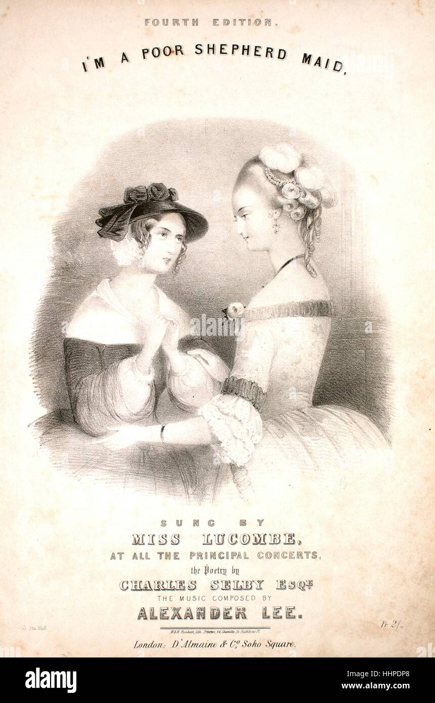 Lithograph shepherd hi-res stock photography and images - Alamy