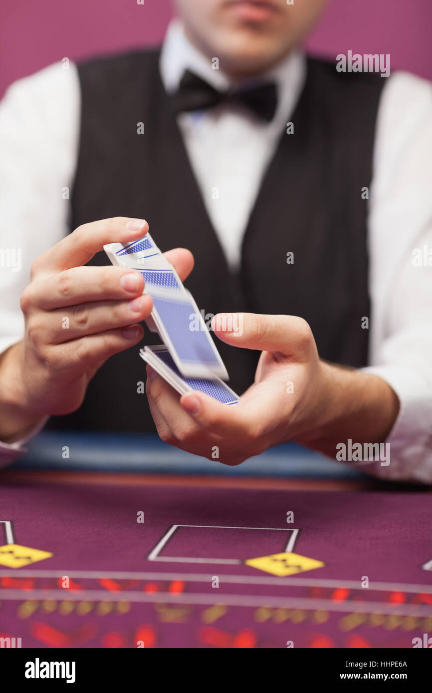 Shuffled cards hi-res stock photography and images - Alamy