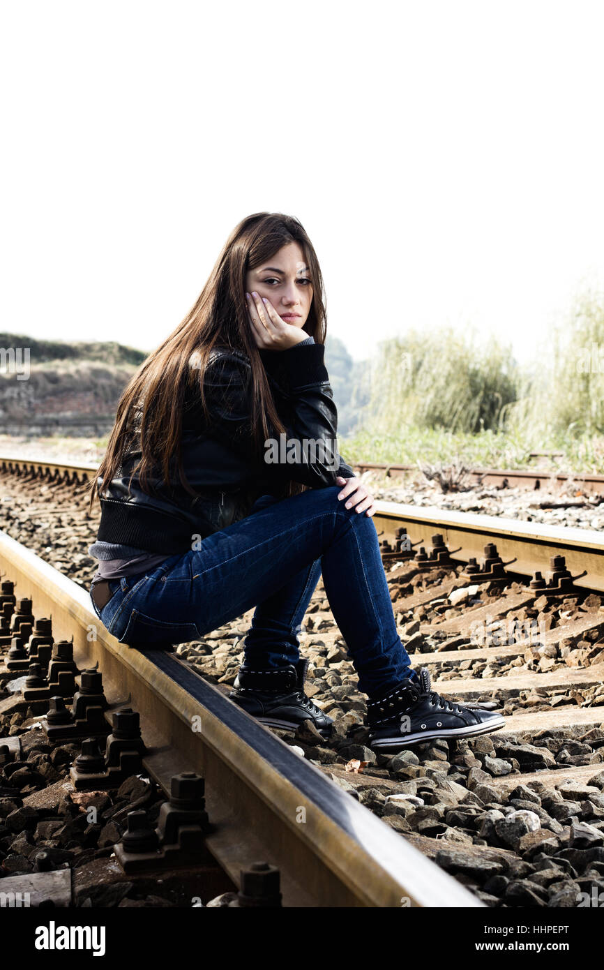 sad, expression, teenager, melancholy, depressed, stress, alone, lonely ...