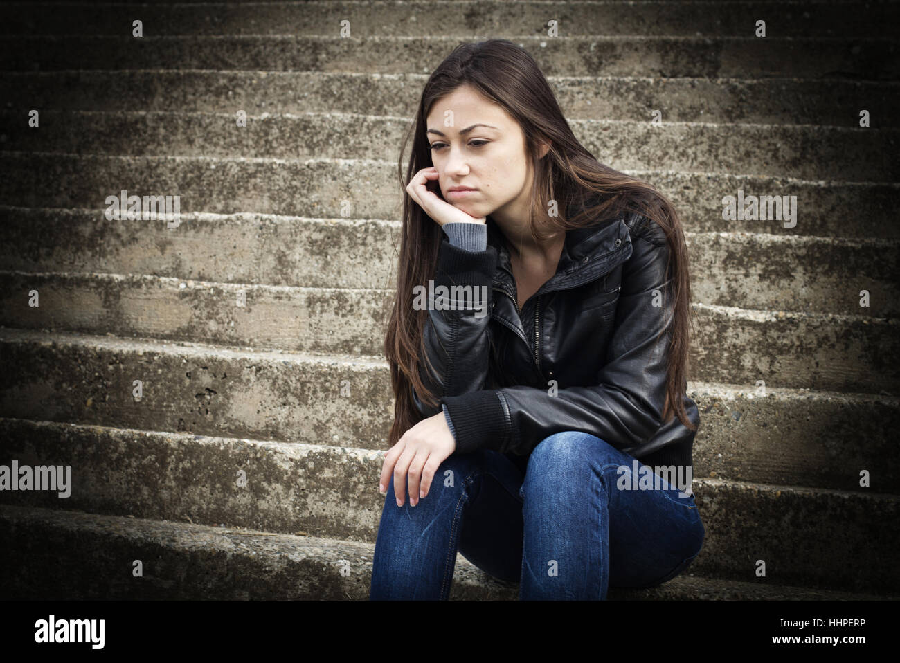 sad, expression, teenager, melancholy, depressed, stress, alone, lonely ...