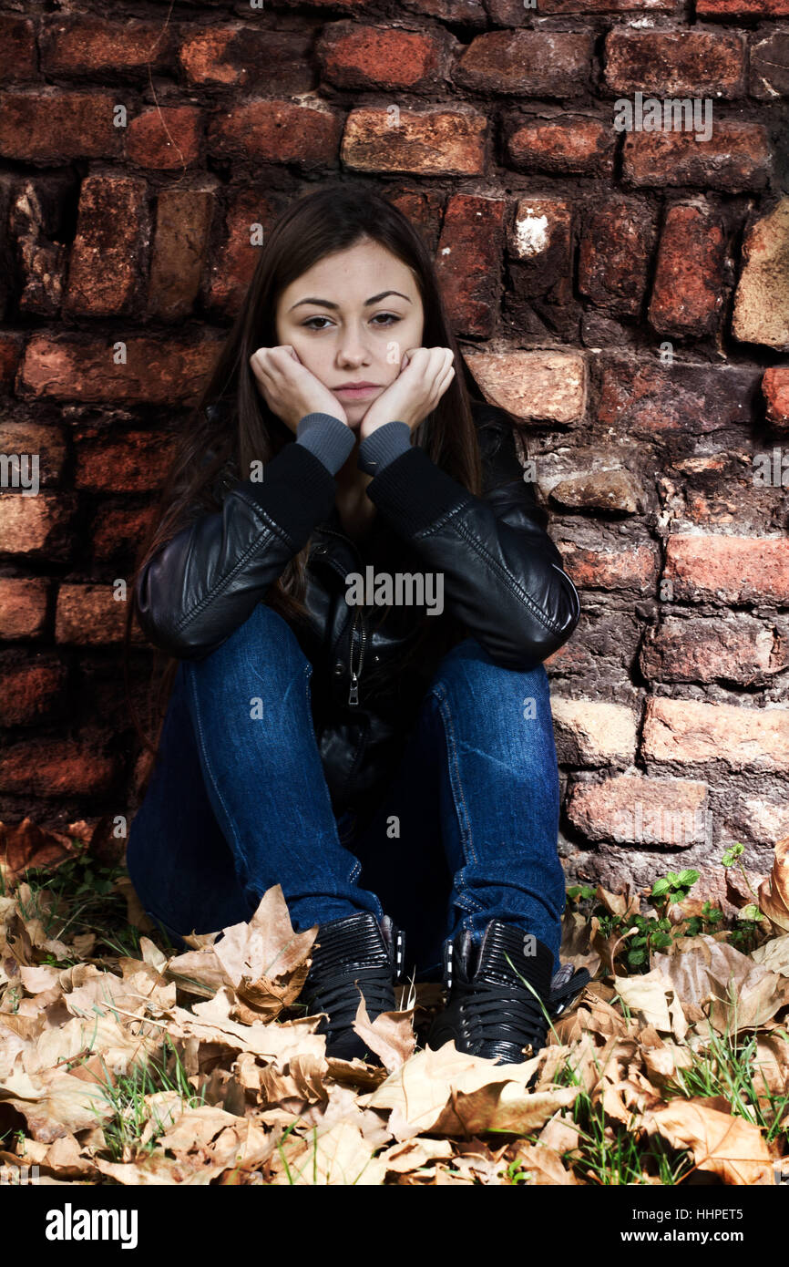 sad, expression, teenager, melancholy, depressed, stress, alone, lonely ...