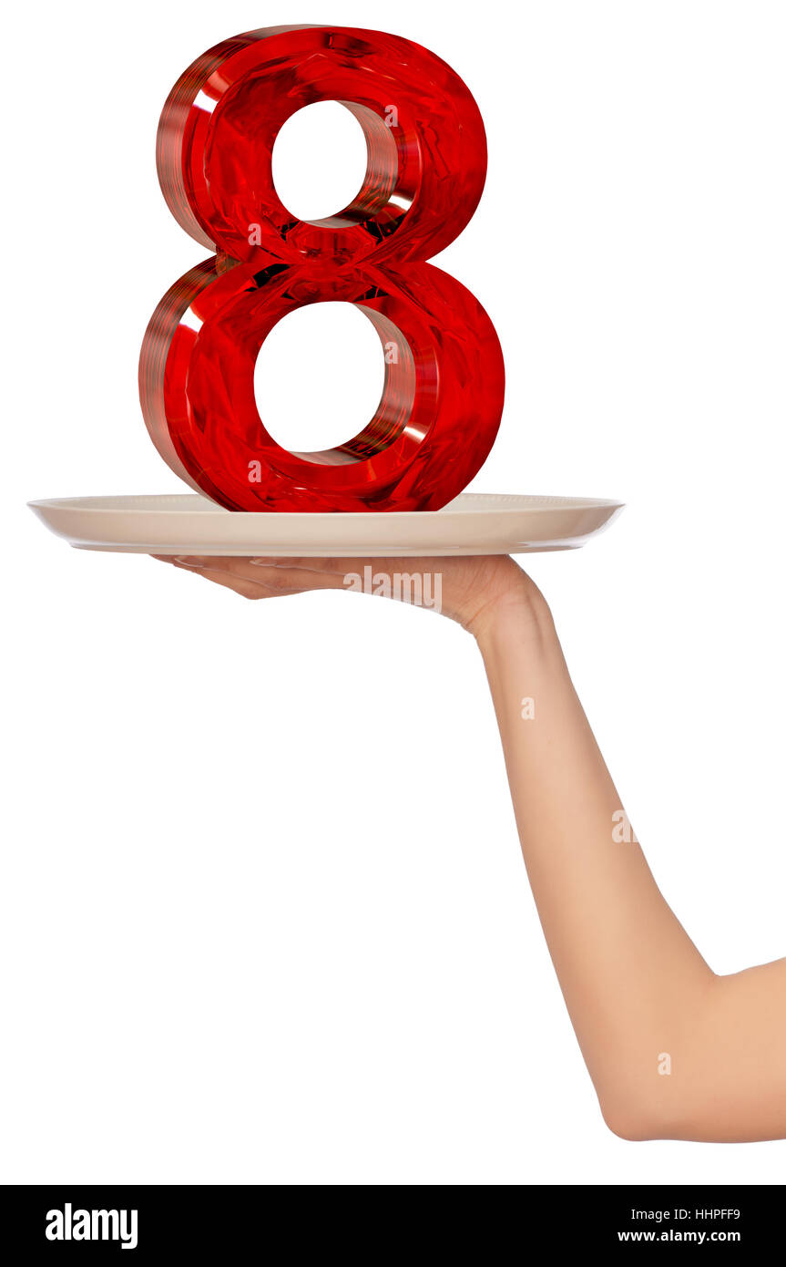 Hand sign of number eight hi-res stock photography and images - Alamy