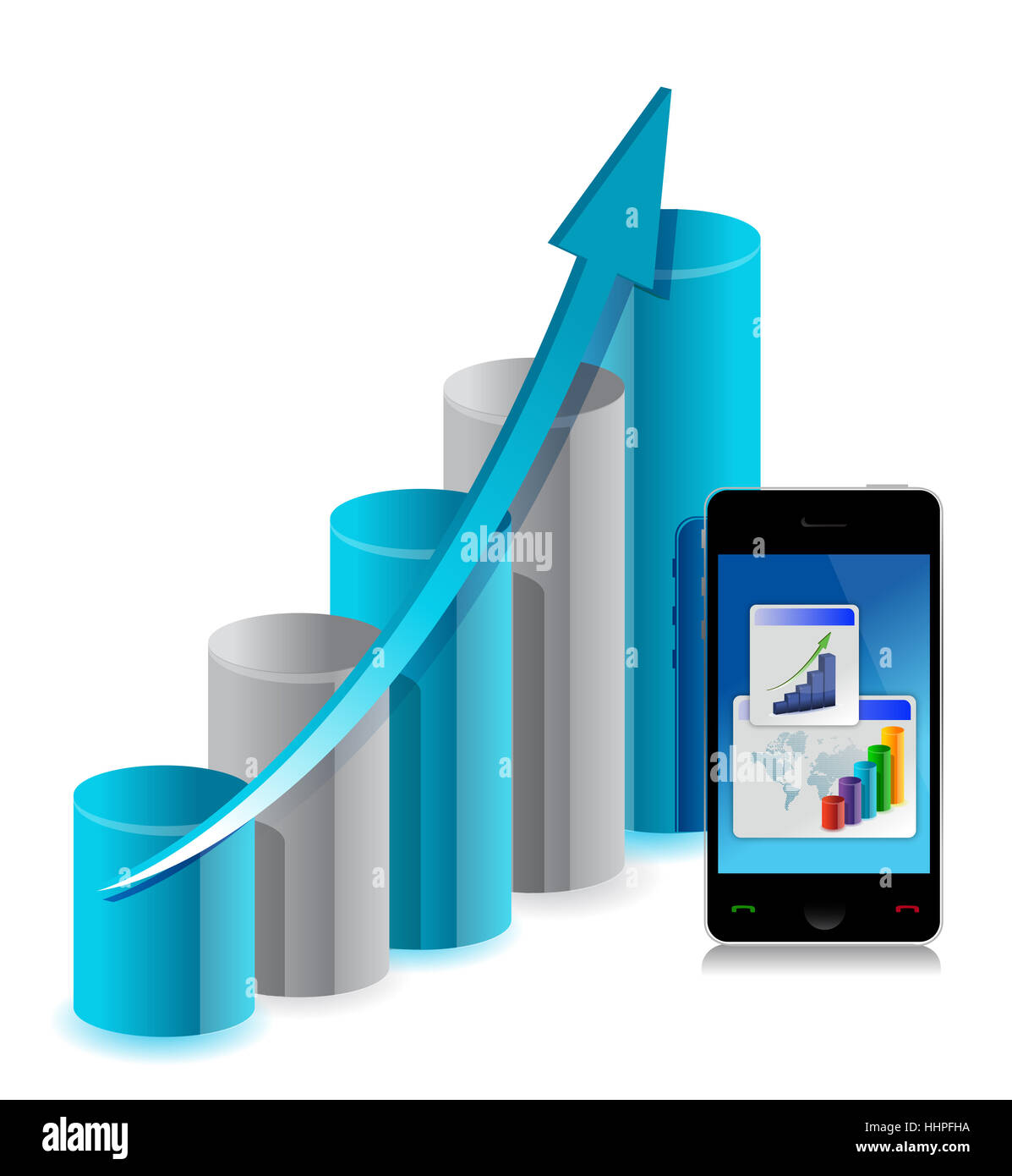 telephone, phone, blue, office, chart, model, design, project, concept ...