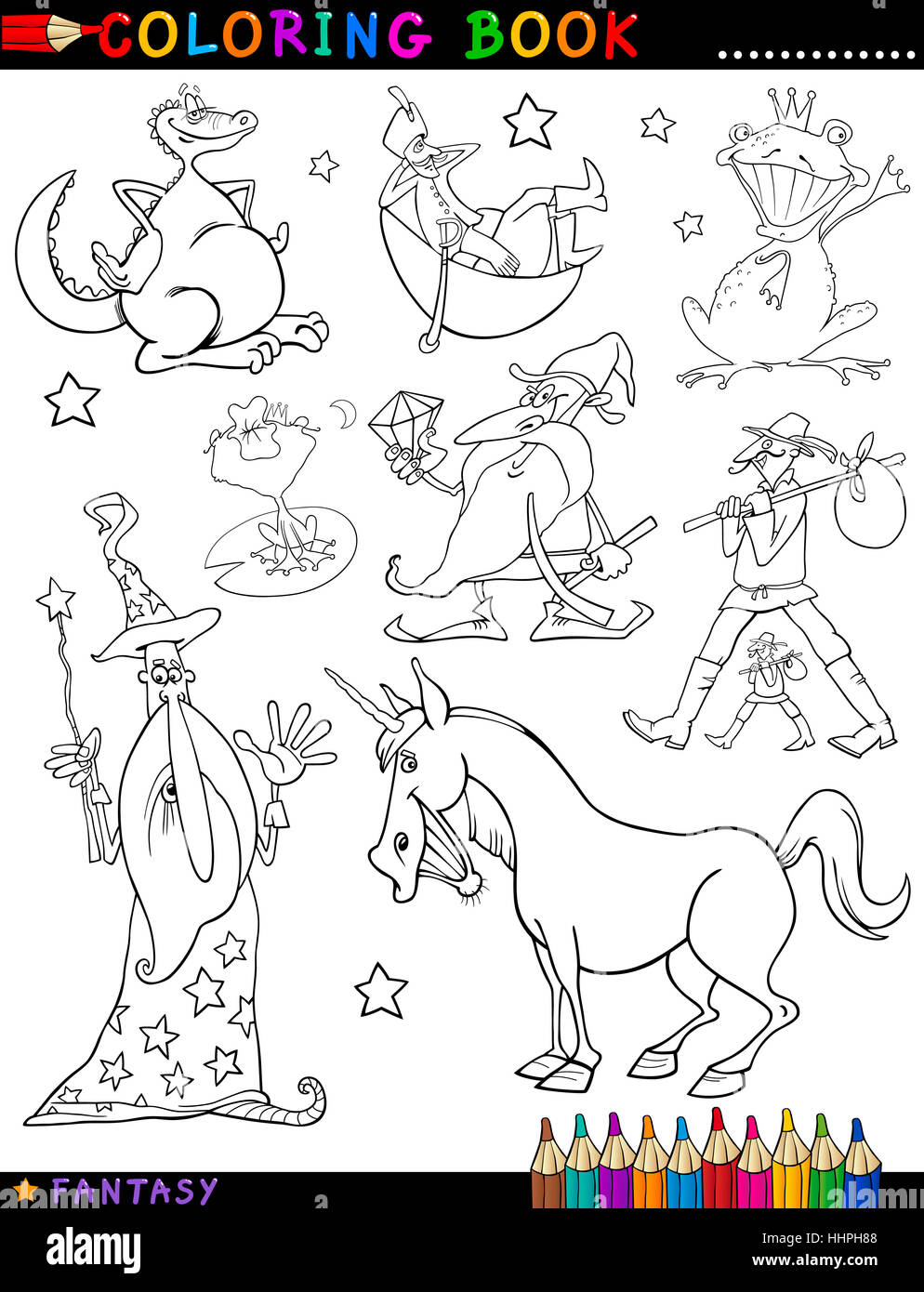 fantasy, illustration, cartoon, wizard, characters, laugh, laughs ...