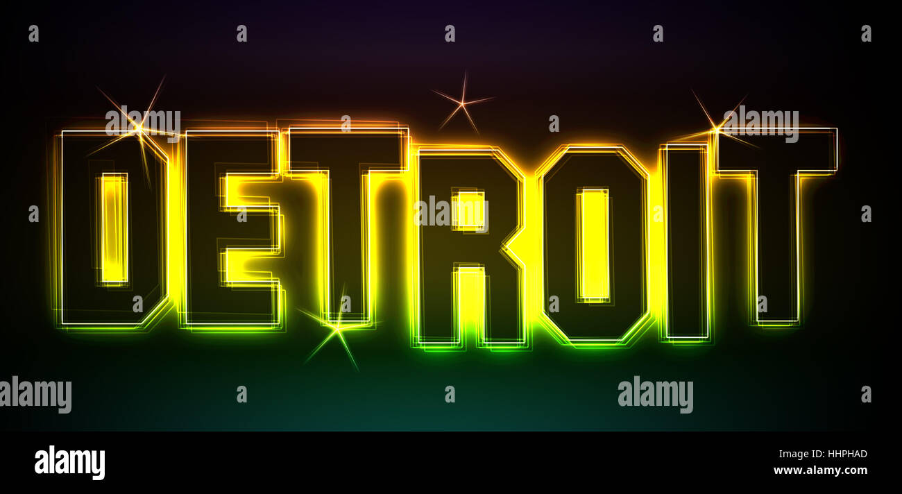 Detroit nightlife hi-res stock photography and images - Alamy