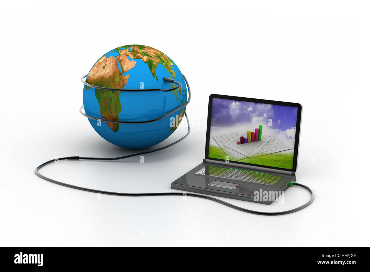 office, laptop, notebook, computers, computer, keyboard, PC, isolated ...