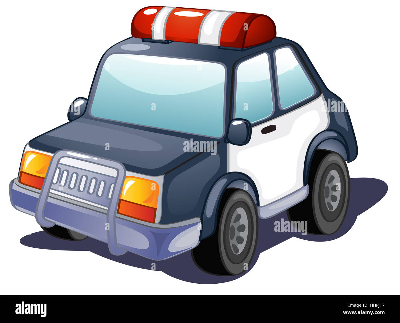 Comic Illustration Cartoon Railway Locomotive High Resolution Stock ...