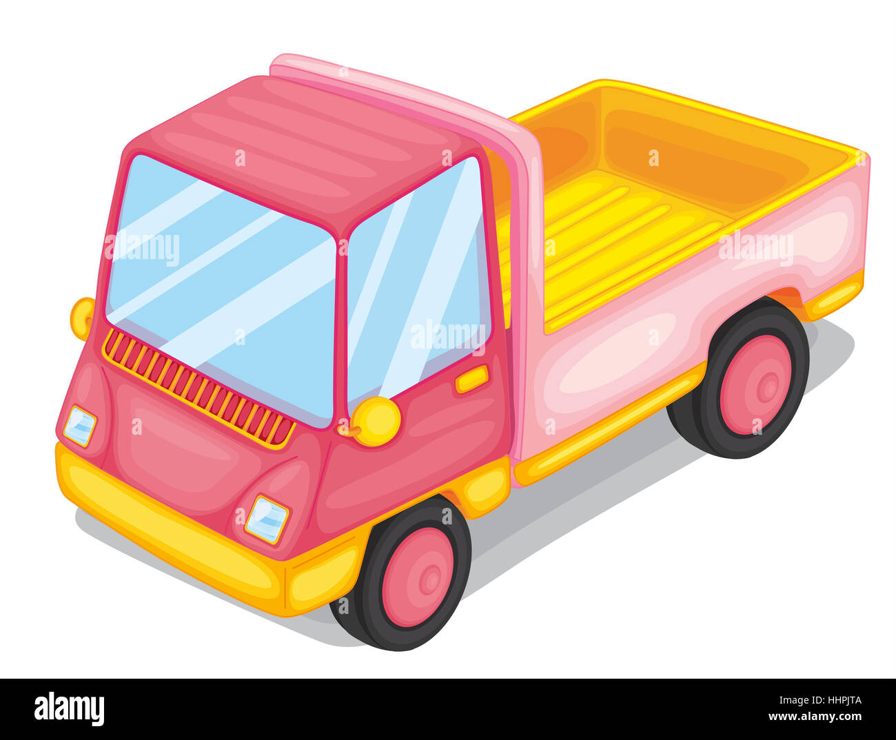 Comic illustration cartoon railway locomotive hi-res stock photography ...