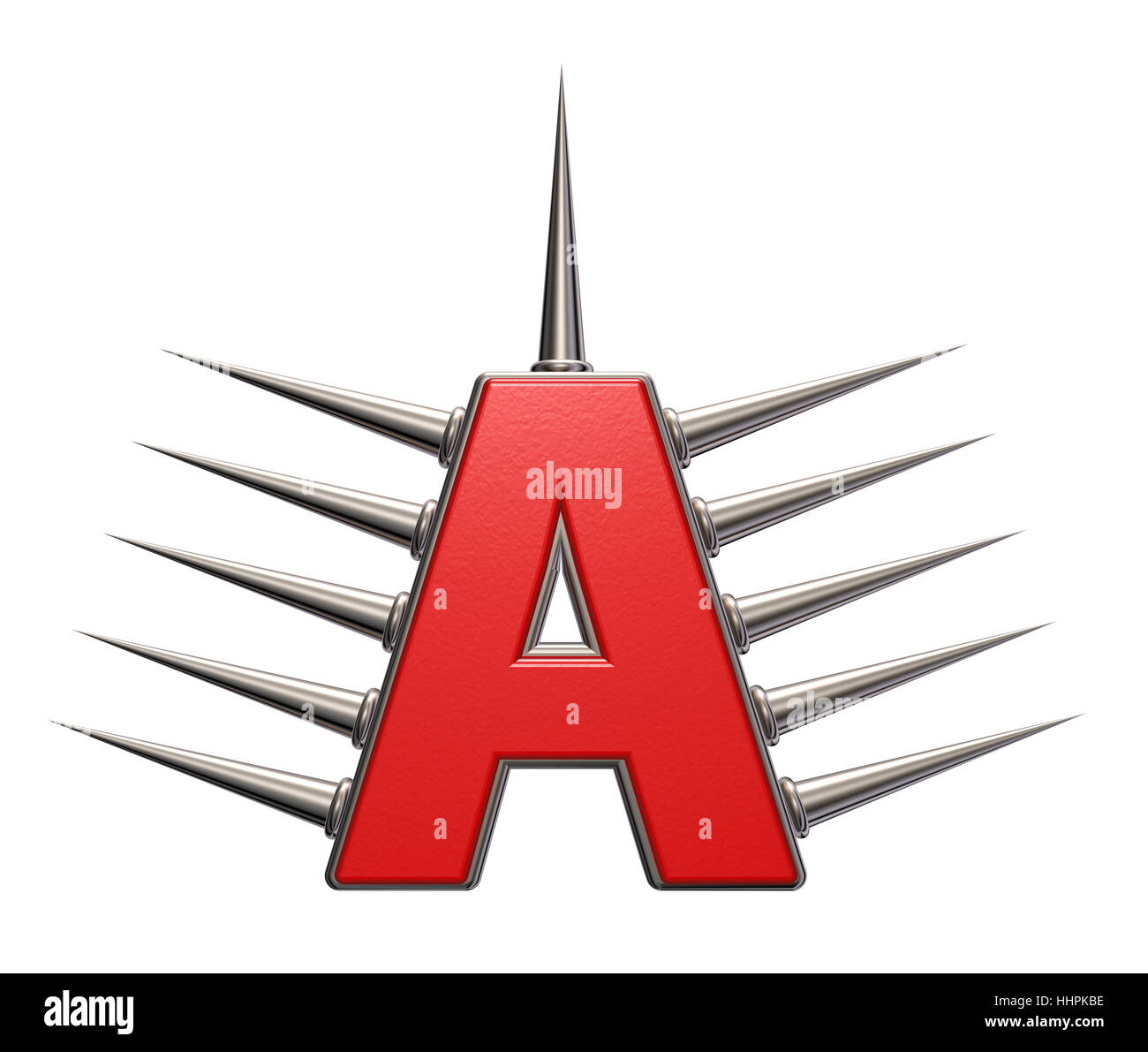 prickle, thorns, writing, font, typography, metal, letter, sharpen ...