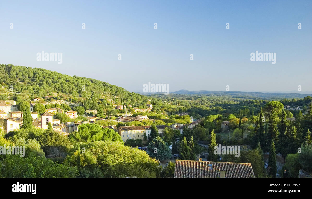 tree, trees, mountains, france, sight, view, outlook, perspective ...