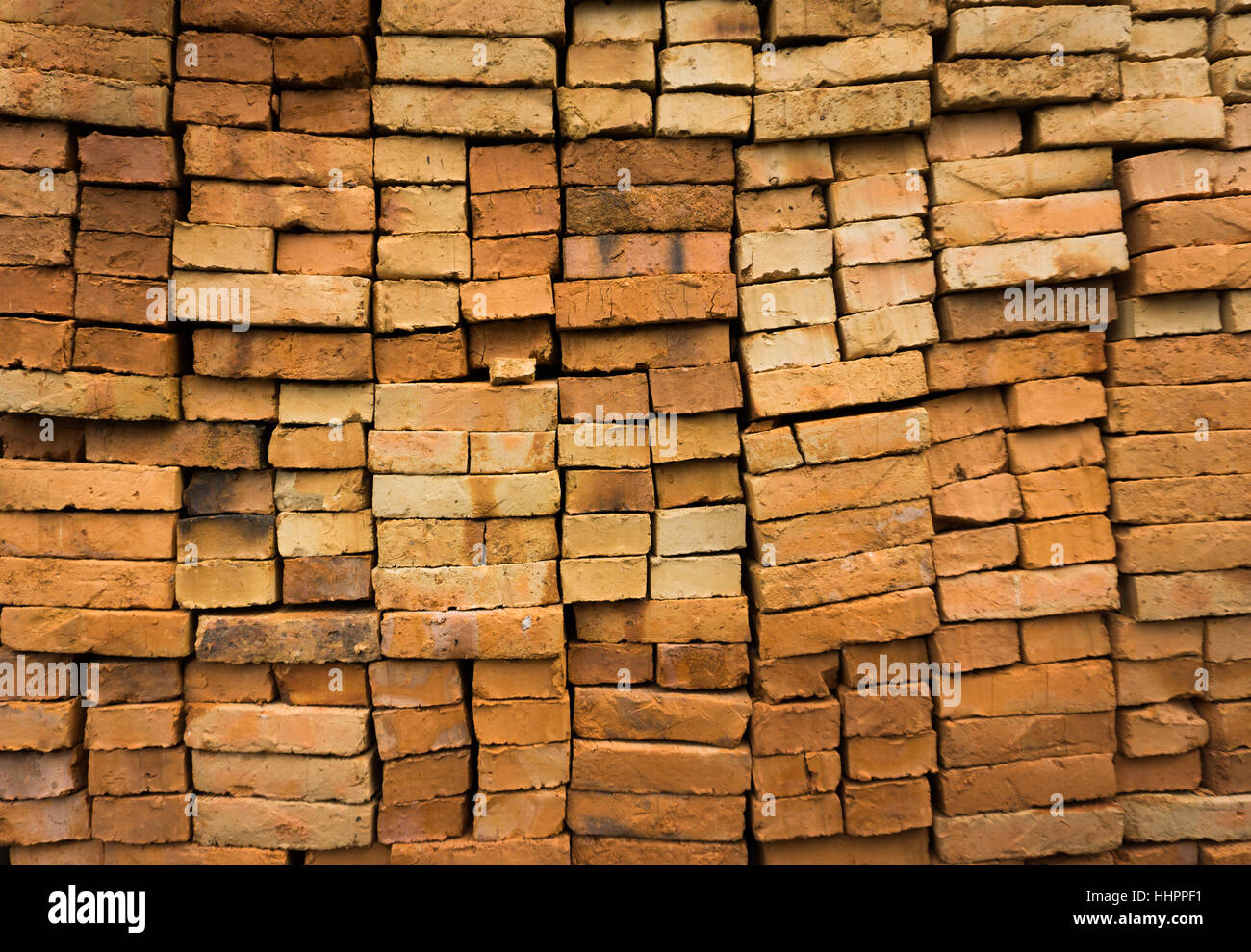Red bricks texture photo taken in Depok Indonesia Stock Photo - Alamy