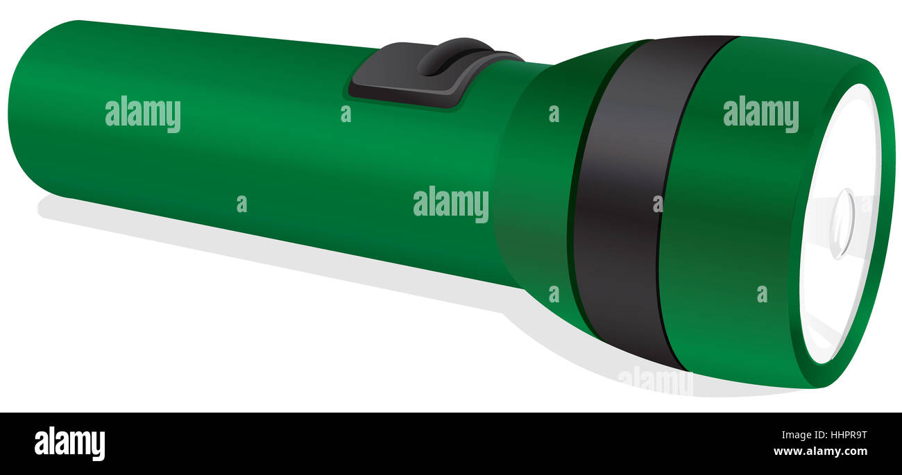 illustration of a torch on a white background Stock Photo - Alamy