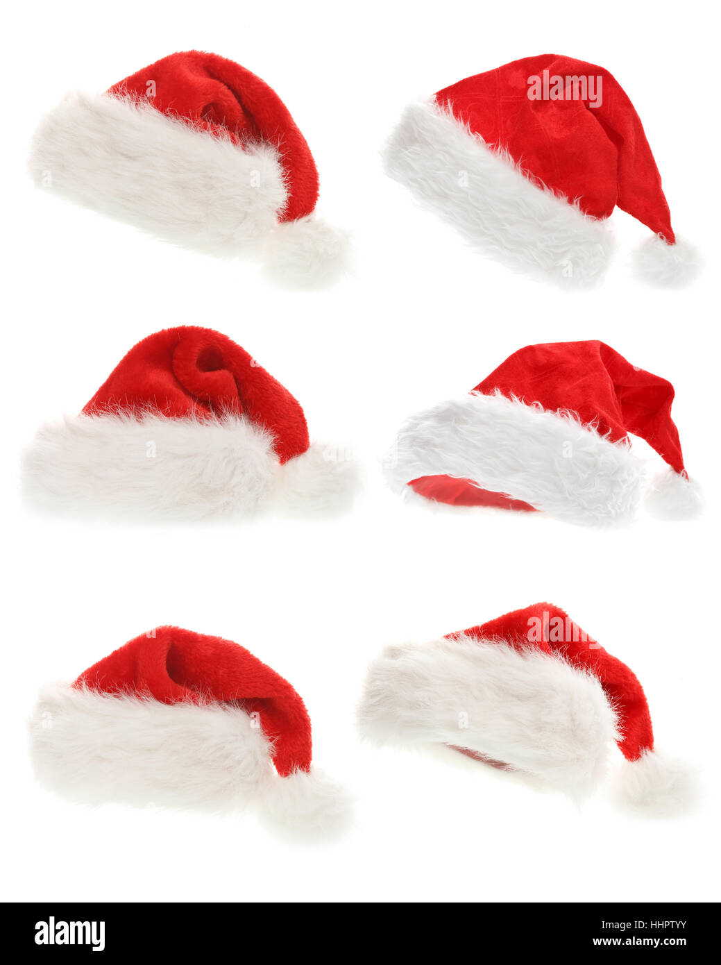 isolated, hat, christmas, collection, set, red, xmas, x-mas, isolated ...