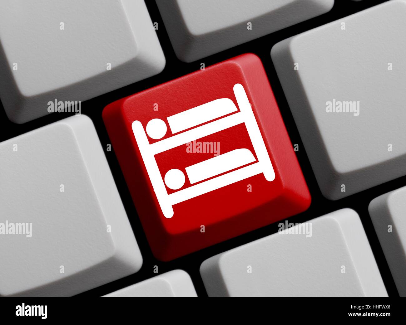 search hostels online Stock Photo - Alamy