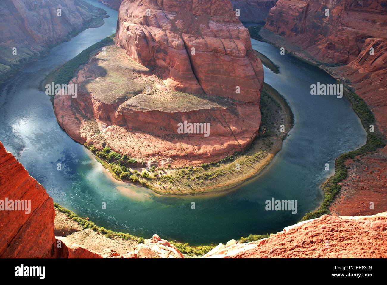 rock, arizona, circle, roundabout traffic, river, water, rock, arizona ...