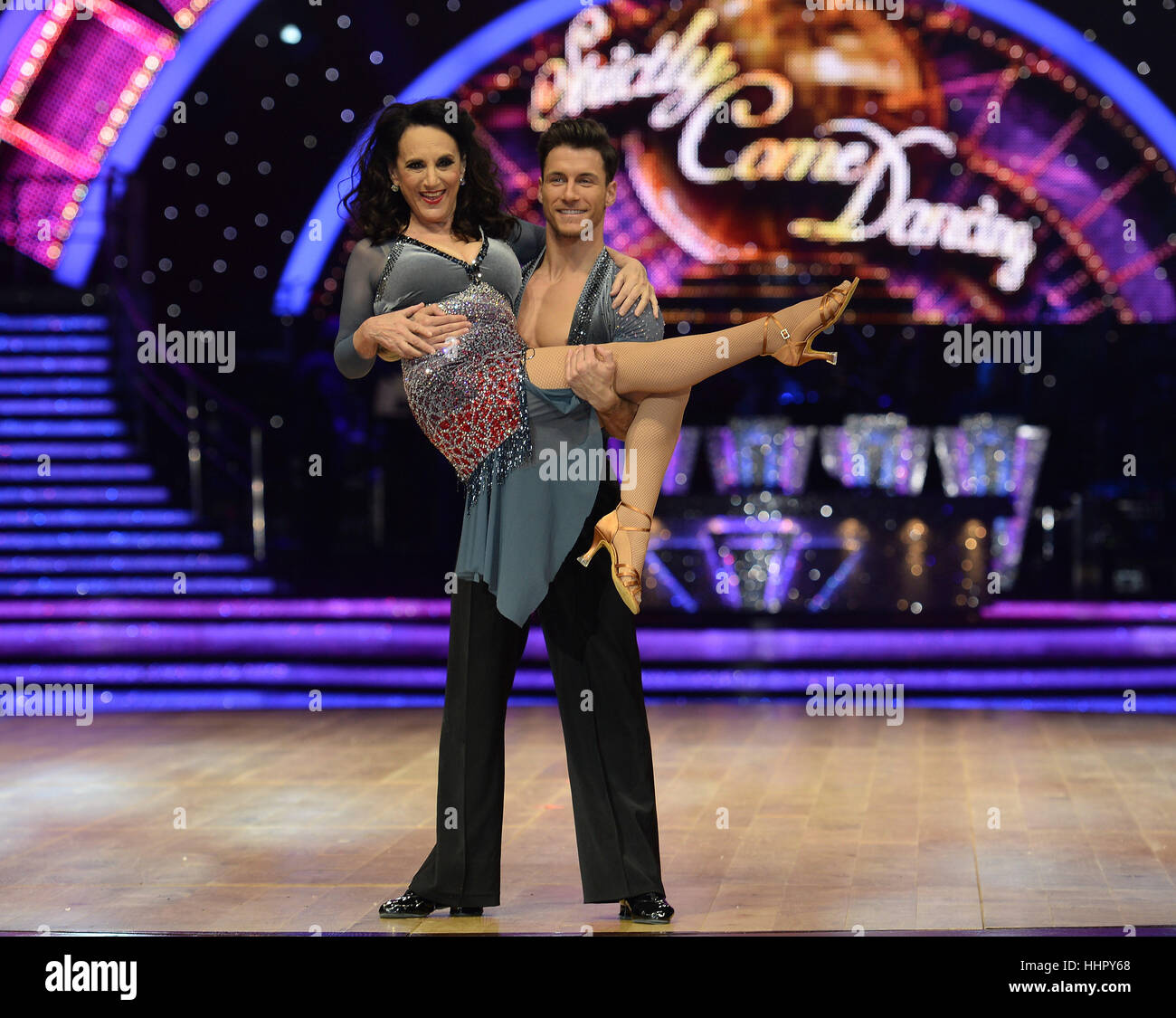 Lesley Joseph and Gorka Marquez at the Strictly Come Dancing Live Tour ...