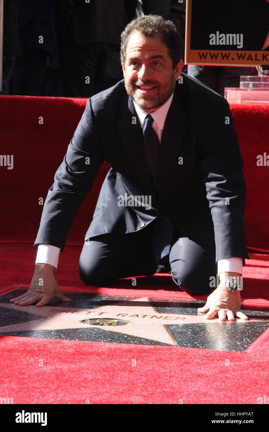 Hollywood, USA. 19th Jan, 2017. Filmmaker Brett Ratner is honored with ...