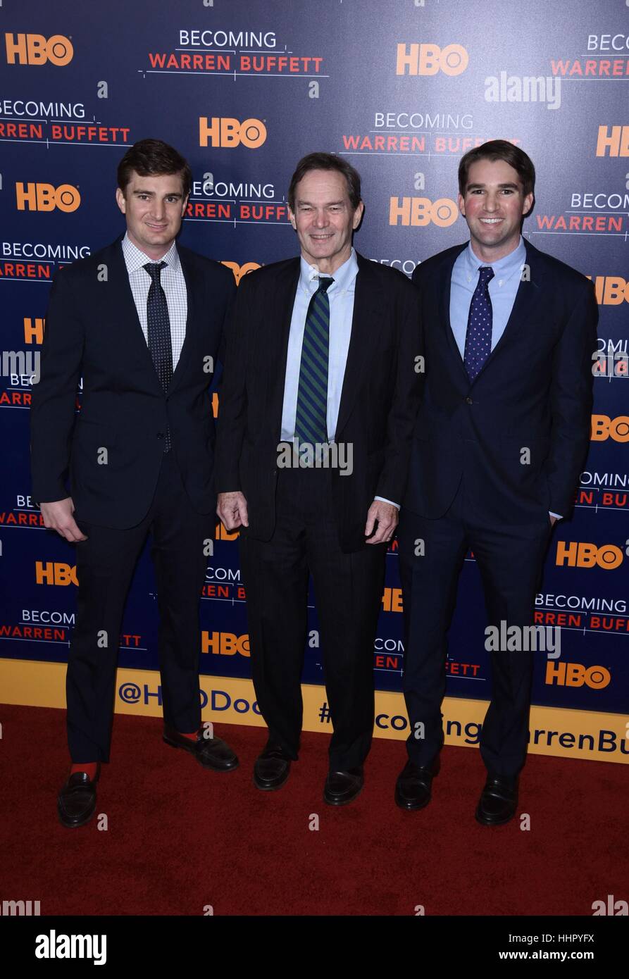 New York City, USA. 19th Jan, 2017. Teddy Kunhardt, Peter Kunhardt ...