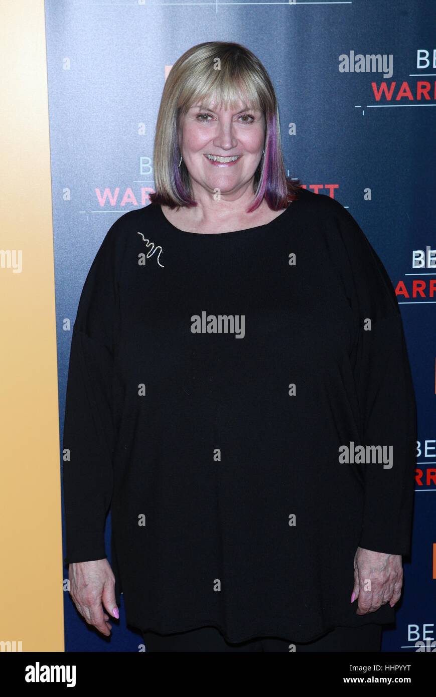 New York, USA. 19th Jan, 2017. Susie Buffett at the world premiere ...