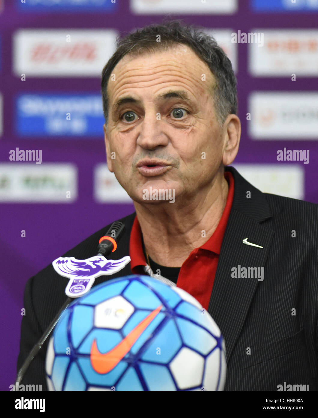 Foshan, China. 19th Jan, 2017. **EDITORIAL USE ONLY. CHINA OUT** The ...