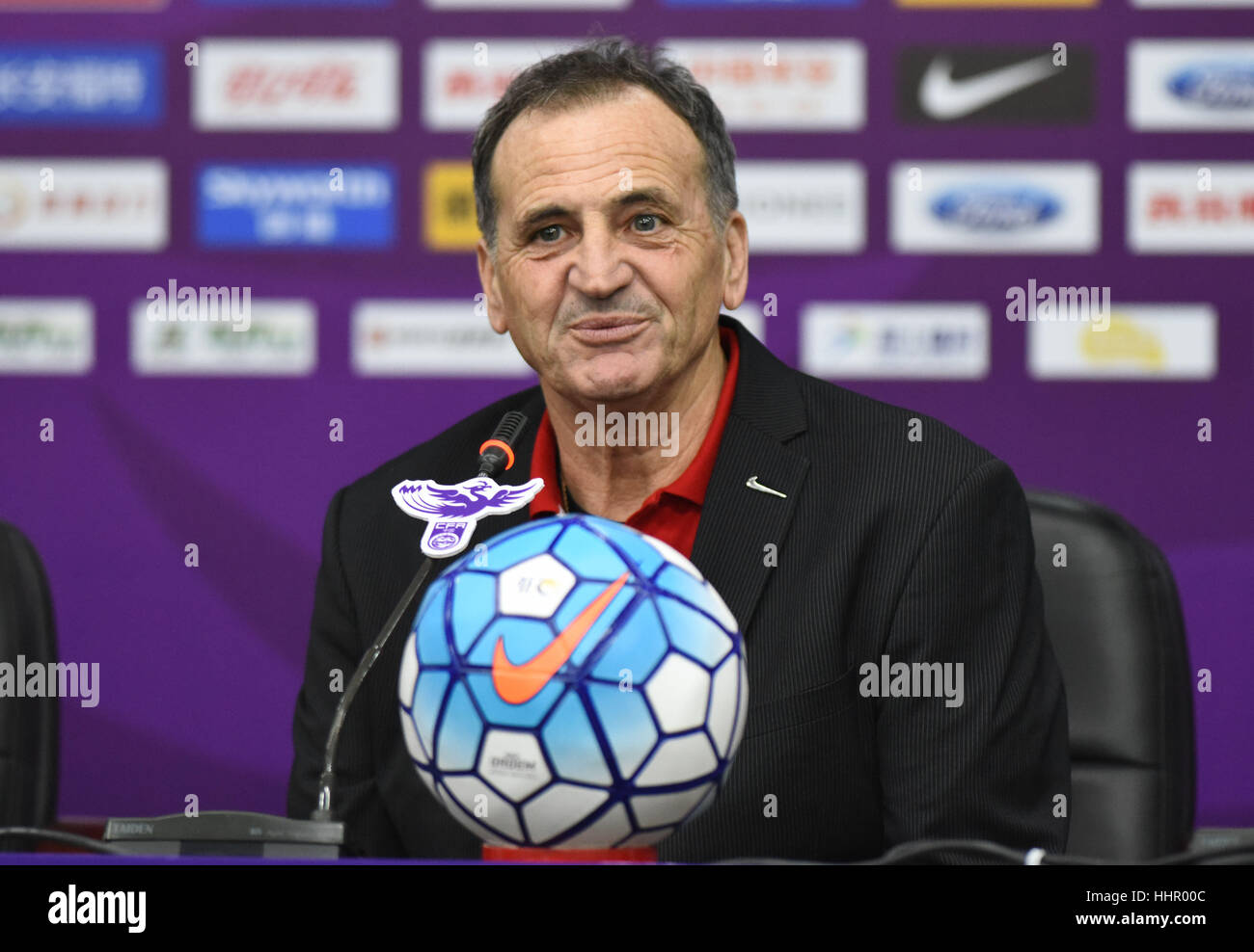 Foshan, China. 19th Jan, 2017. **EDITORIAL USE ONLY. CHINA OUT** The ...