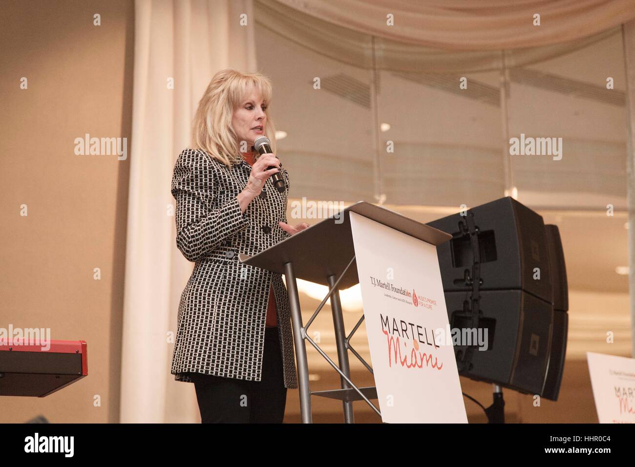 Miami, USA. 19th January, 2017. CEO Laura Heatherly addresses the ...