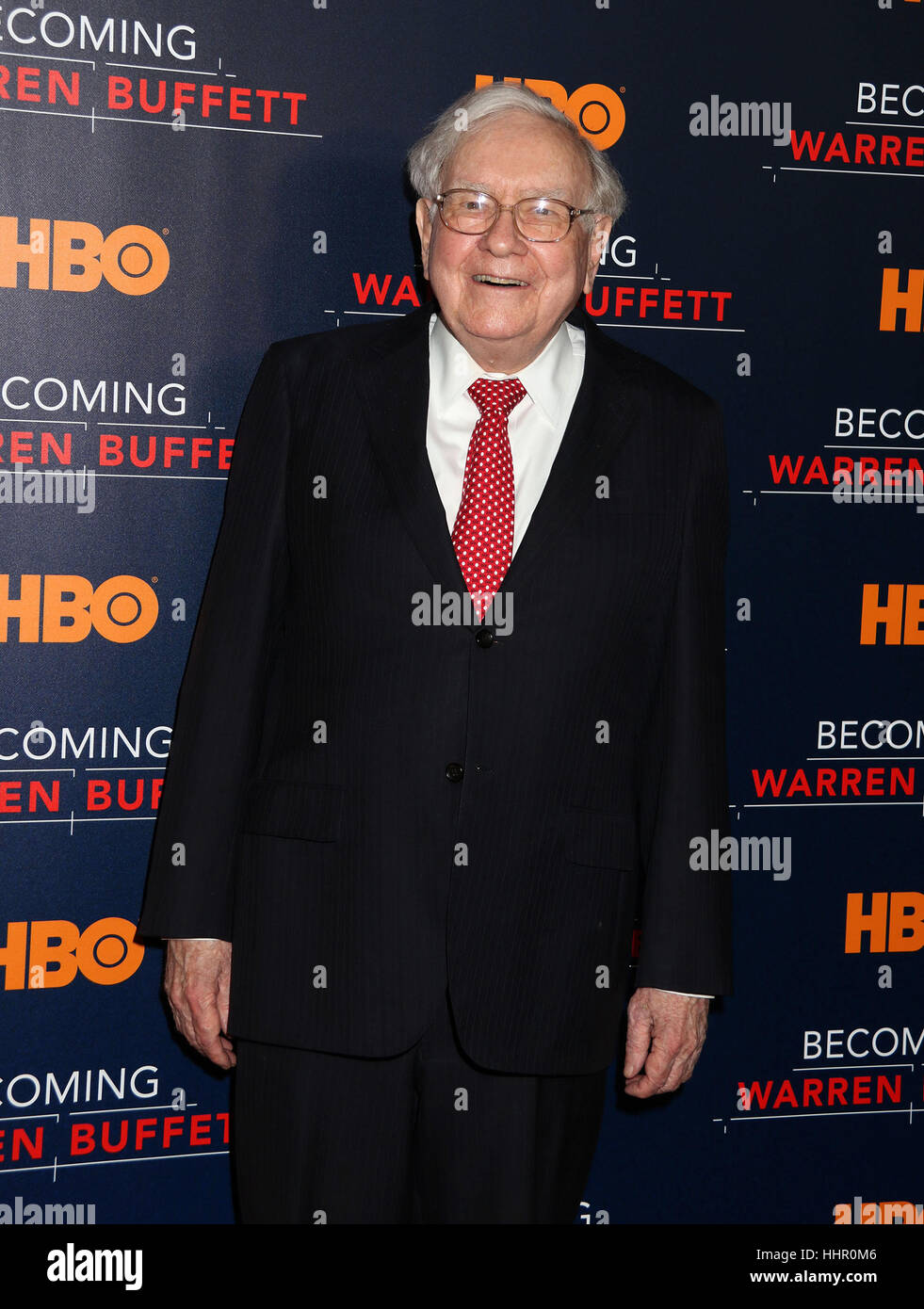 New York, USA. 19th Jan, 2017. Businessman Warren Buffett attends the ...