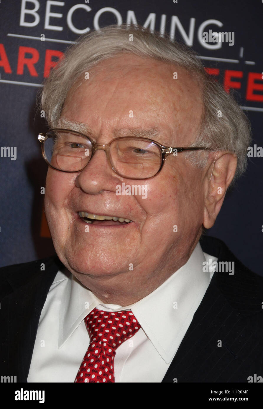 New York, USA. 19th Jan, 2017. Businessman Warren Buffett attends the ...