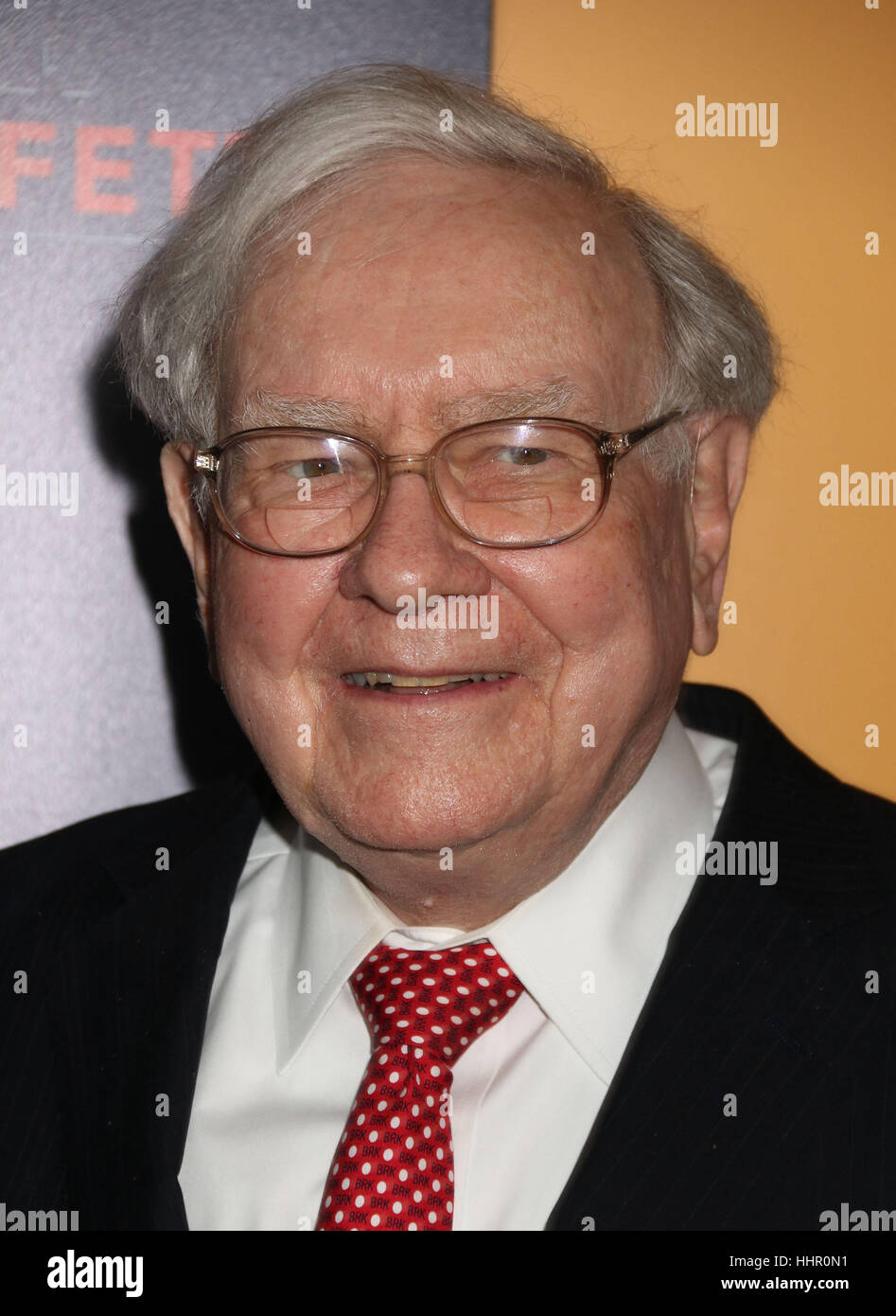 New York, USA. 19th Jan, 2017. Businessman Warren Buffett attends the ...