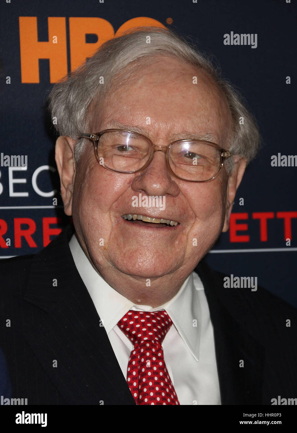 New York, USA. 19th Jan, 2017. Businessman Warren Buffett attends the ...