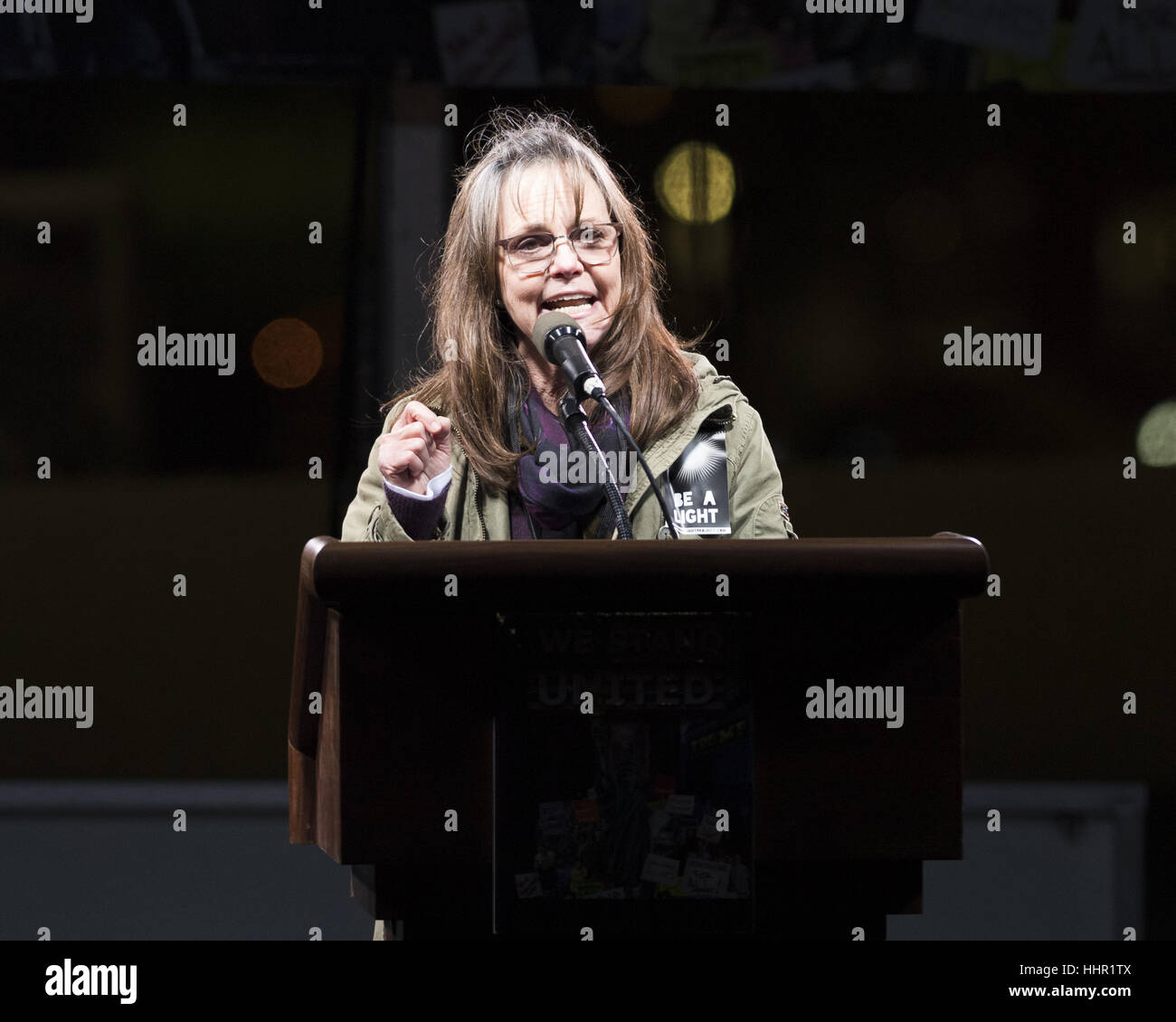 New York City, New York, USA. 19th Jan, 2017. SALLY FIELD speaking at ...